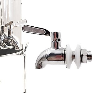 Replacement Stainless Steel Spigot for Berkey Big, Travel, Royal Gravity-fed Water Filter System, and other Gravity Filter Tank (Stainless Steel Spigot)