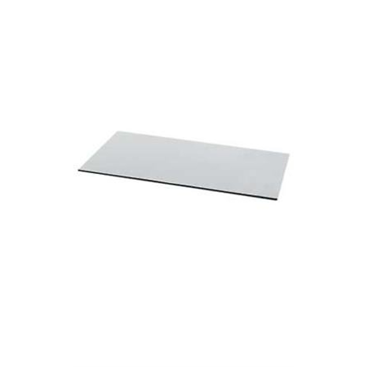 SSWBasics Tempered Glass Shelf - 12" W x 24" L x 3/16" - Set of 2