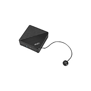 MSI Cubi N Ultrasmall PC, Intel Pentium N200, 4GB Memory, 128GB SSD, Dual Display, Windows 11 PRO Entry (ADL-005US), Black