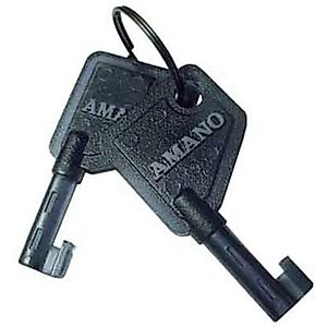 AMANO OEM Replacement Key (Plastic) for Series PIX-10, 15, 21, 25, 55, 75, 95 ; Series TCX-35, 45, 85 & 90.