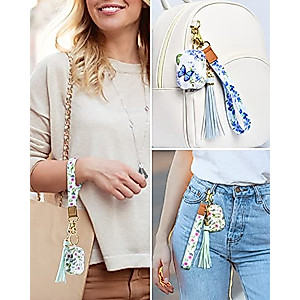 AirPods Pro 2 Case with Wristlet Keychain, YOPICKERN Hard AirPods Pro 2nd Generation Case Protective Cover with Wrist Lanyard for AirPods Pro 2nd Generation (2022 Released) Gifts for Women, Eucalyptus