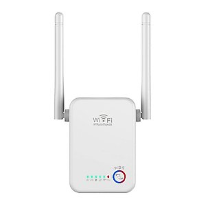 WiFi Extender Signal Booster Up to 2640sq.ft The Newest Generation, 2021 Release Wireless Internet Repeater, Long Range Amplifier with Ethernet Port, Access Point, 1-Tap Setup, Alexa Compatible N300