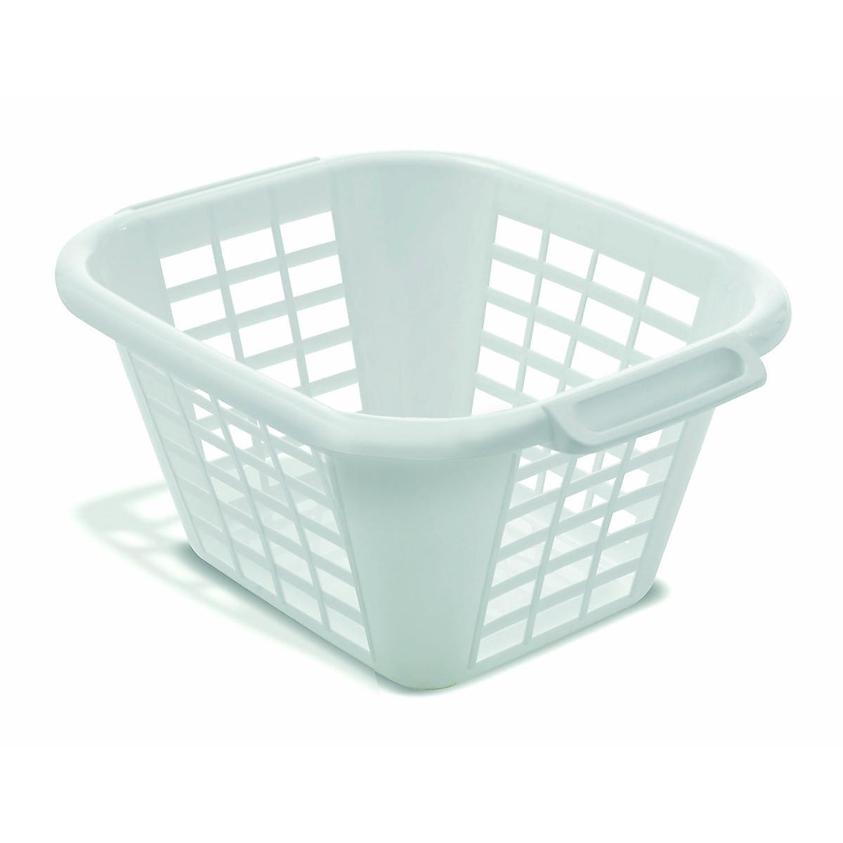 ADDIS 505976 24 Litre Square Laundry Basket, White
