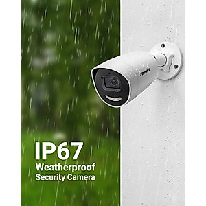 ANNKE AC800 4K Security Camera Outdoor, Surveillance IP PoE Camera with Human/Vehicle Detection, Strobe & Spotlight Alarms, Two-Way Audio, 130 ft Night Vision, Support Up to 256GB MicroSD Card