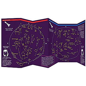 The Night Sky: A Folding Pocket Guide to the Moon, Stars, Planets and Celestial Events (Nature Observation North America)