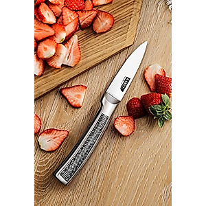 Knife Set, 14-Piece German Steel Kitchen Knife Block Sets with Built-in Sharpener, Rotating Block
