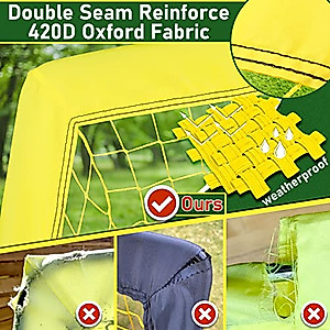 Happy Jump Soccer Goal Pop Up Foldable Soccer Net for Backyard 5'x3.6', 1 Pack