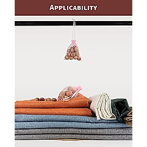 MoHern Cedar Balls for Clothes Storage, 30 Pcs Cedar Blocks for Clothes Storage, Cedar Chips for Clothes Storage