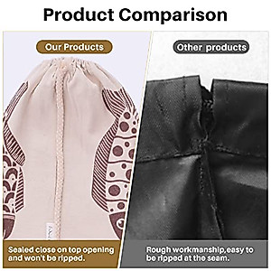TOGETRUE Plastic Bag Holder, Natural Cotton Grocery Shopping Bag Holder, Cute Fish Pantry Decor (Coffe Brown)
