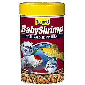 Tetra BabyShrimp 0.35 Ounce, Natural Shrimp Treat For aquarium Fish (033197)