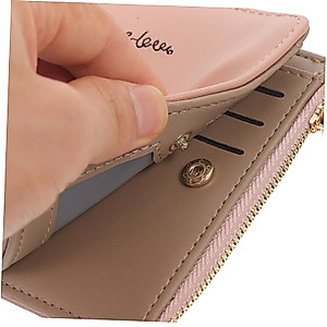 TENDYCOCO 1pc Critter Print Wallet Change Pouch Foldable Coin Purse Credit Holder Fashion Wallet Casual Women Wallet Coin Pocket Leather Women Wallet Pu Bag Short Coin Pouch