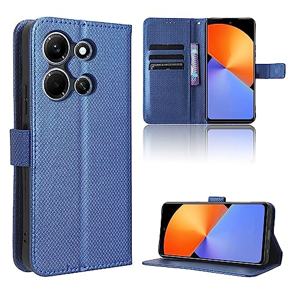 Phone Case for Infinix Note 30 5G, Leather Wallet Case for Infinix Note 30 5G Non-Slip PU Leather Cover, Flip Folio Book Phone Cover for Infinix Note 30 5G Case