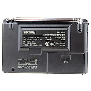 TECSUN PL-380 DSP FM Stereo. MW. SW. LW. World Band PLL Radio Receiver, LCD Display, ETM Function Added