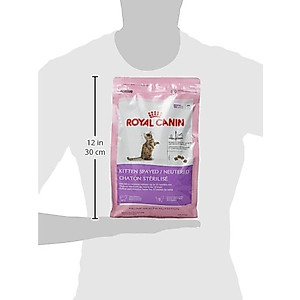Royal Canin Feline Health Nutrition Spayed/Neutered Dry Cat Food for Kittens, 2.5 lb bag
