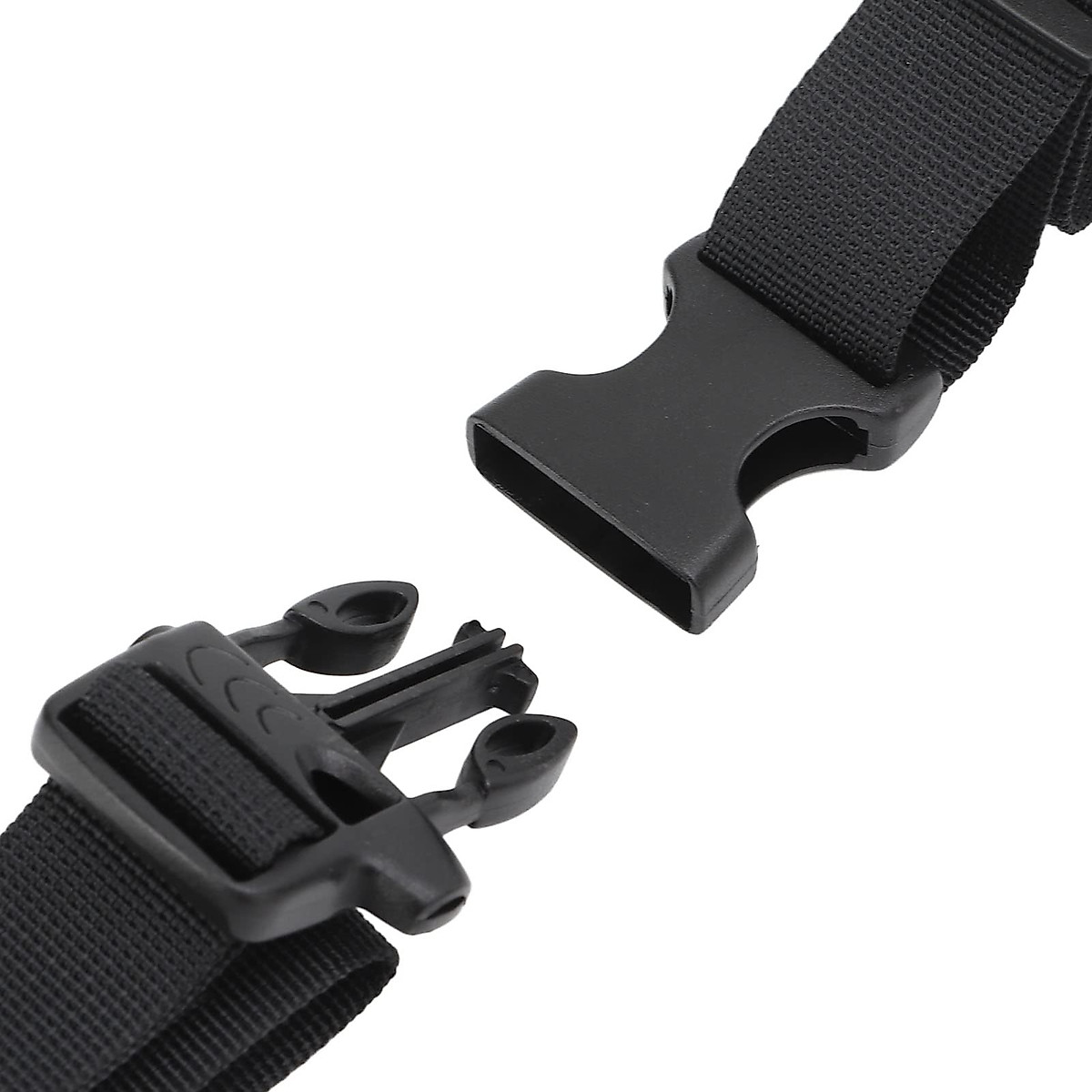 Jenngaoo Backpack Sternum Strap, Black Adjustable Backpack Strap Kids School Bag Non Slip Backpack Straps for Universal Outdoor Mountaineering Bag