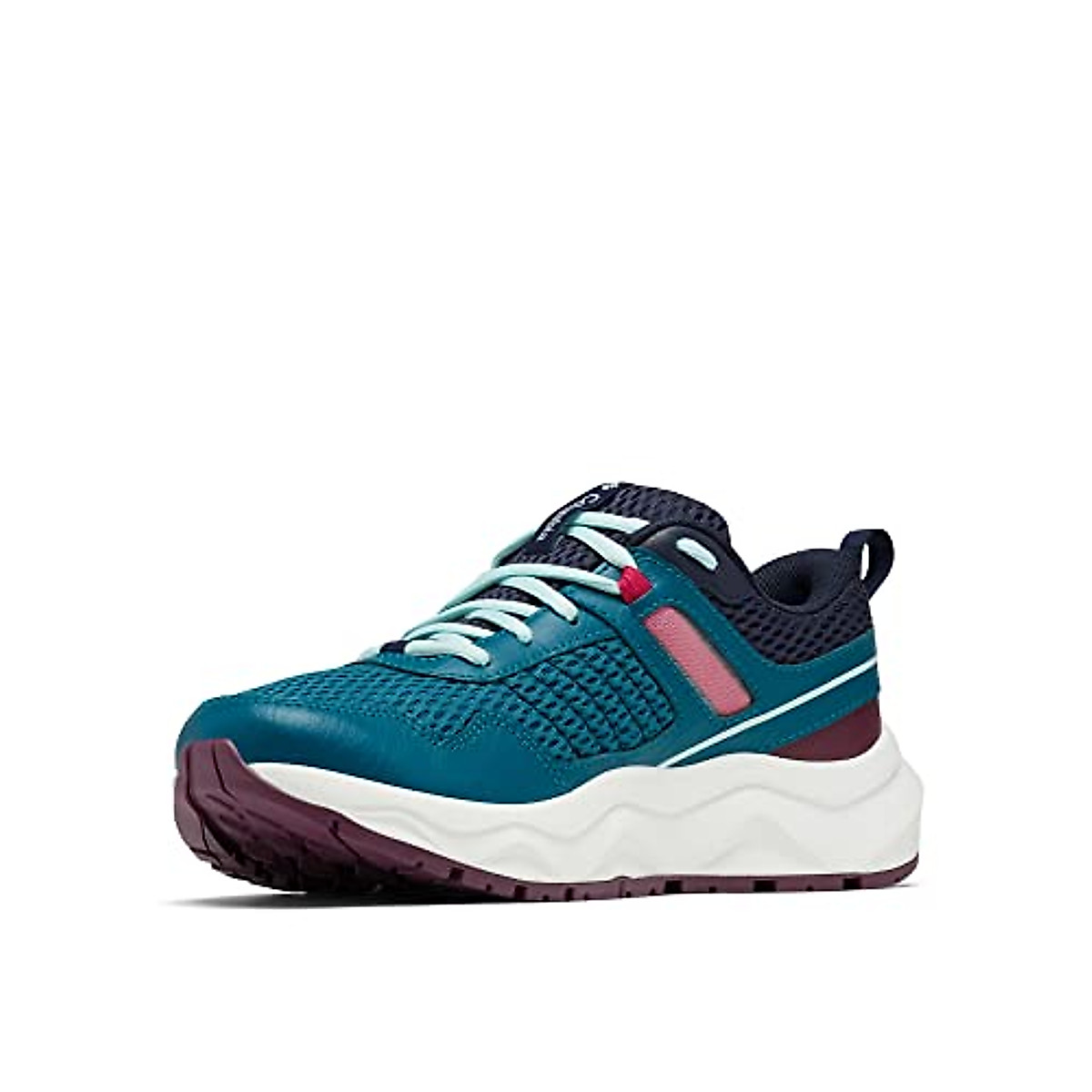 Columbia Women's Plateau Hiking Shoe, Deep Water/ICY Morn, 8.5