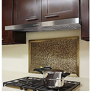 KOBE Range Hoods RAX2130SQB-2 Under Cabinet Range Hood, 30-Inch, Stainless Steel