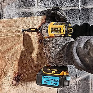 UADCA 2 Pack 6.0Ah 20 Volt Replacement Battery for Dewalt 20V Battery Compatible with Dewalt 20 Volt Max XR DCB205 DCB204 DCB206 DCB205-2 DCB200-2 DCB180 DCB200 DCD DCF DCG Cordless Power Tools