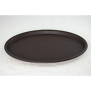 Calibonsai 3 Mix oval Brown Plastic Humidity Tray for Bonsai Tree-9 inch,10.75 inch and 12.5 inch
