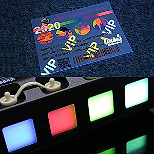 Invisible UV Black Light Ink for Inkjet Printers, Fluorescent Invisible UV Ink Visible only at Black Light (White, 100 ml)