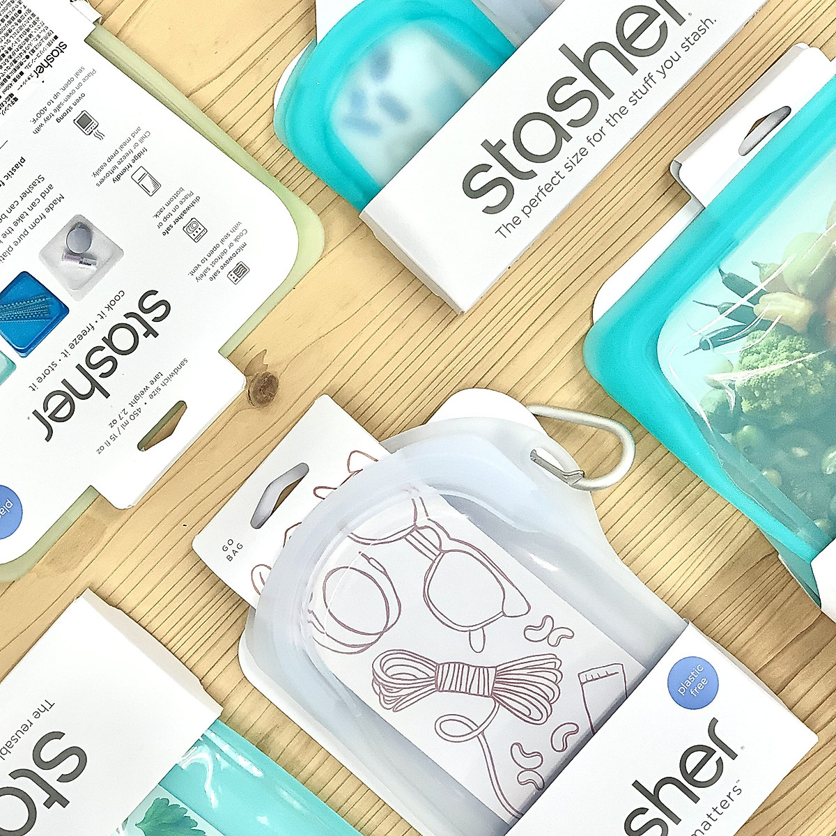 STASHER Rainbow Lavender Half Gallon Reusable Bag, 1 EA