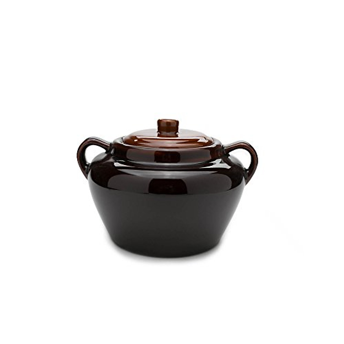 Fox Run 0350 Stoneware Bean Pot, 9.75 inches, Brown