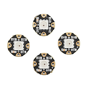 Adafruit Flora RGB Smart NeoPixel Version 2 - Pack of 4 [ADA1260]