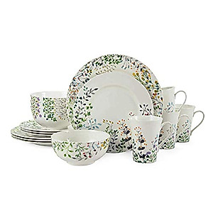 Mikasa 5229054 Tivoli 16-Piece Dinnerware Set, Assorted