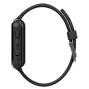 Accutime Kids Harry Potter Educational Learning Touchscreen Black Smart Watch Toy with Black Strap for Girls, Boys, Toddlers - Selfie Cam, Games, Alarm, Calculator, Pedometer (Model: HP4096AZ)