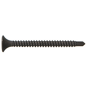 The Hillman Group 47110 6 x 1-Inch Self Drilling Drywall Screw Number 2 Self Drilling Point, Black