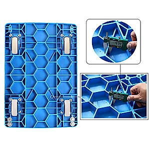 Flatbed Hand Cart Platform Truck Silent Push Cart with Metal Handle and Plastic Deck for Luggage Cooler Moving Folding Hand Trolley Swivel Wheels Heavy Duty Flatbed Cart (Size : 880lb(90 * 6