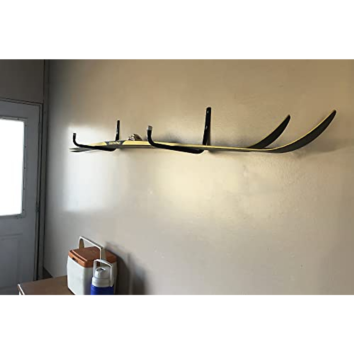 Shepherd Hardware 8091E Heavy Duty Steel 10-Inch Garage Storage Utility Hooks, 4 Pack, Black