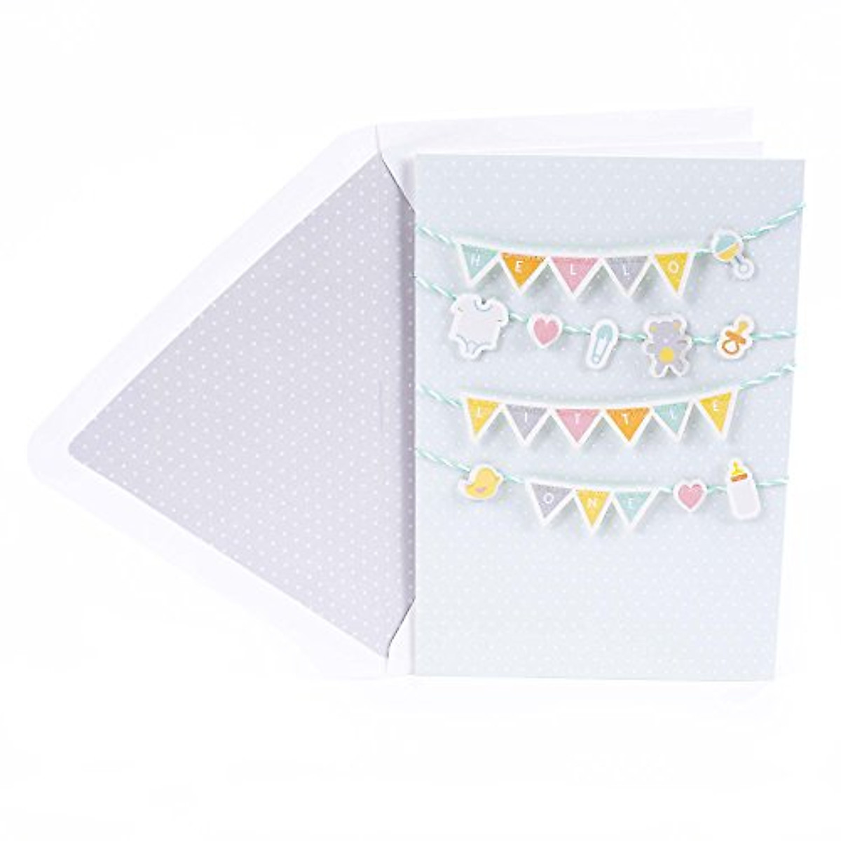 Hallmark Signature Baby Shower Card (Hello Little One)