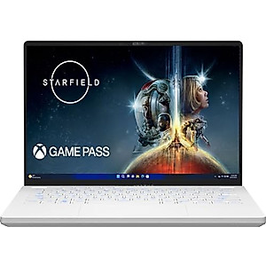 Asus ROG Zephyrus G14 Gaming Laptop 14" QHD+ 165Hz 500nits AMD 8-Core Zen4 Ryzen 9 7940HS (>i9-12900H) 32GB RAM 2TB SSD GeForce RTX 4060 8GB Graphic Backlit USB4 Fast Charging Win11 White + HDMI Cable