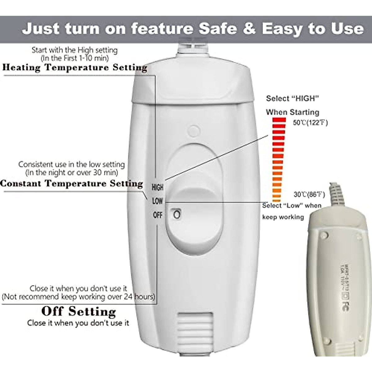 DEOMAN Pet Heating Pad for Small Dogs Cats Heated Bed mat Indoor Electric Cat Heating pad Waterproof Dog Heating pad Chew Proof Cord,Easy Clean