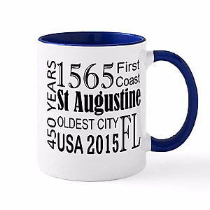 CafePress St Augustine 450 Years Mugs Ceramic Coffee Mug, Tea Cup 11 oz