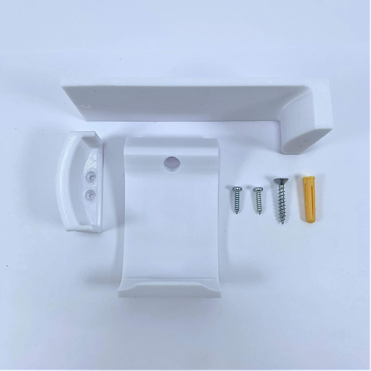 3D Cabin Product Compatible with - PS5 Controller & Headphone Wall Mount Wall Bracket Holder for Play Station 5 Digital Or Disc DualSense White