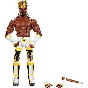 Mattel WWE King Woods Elite Collection Action Figure, Deluxe Articulation & Life-like Detail with Iconic Accessories, 6-inch