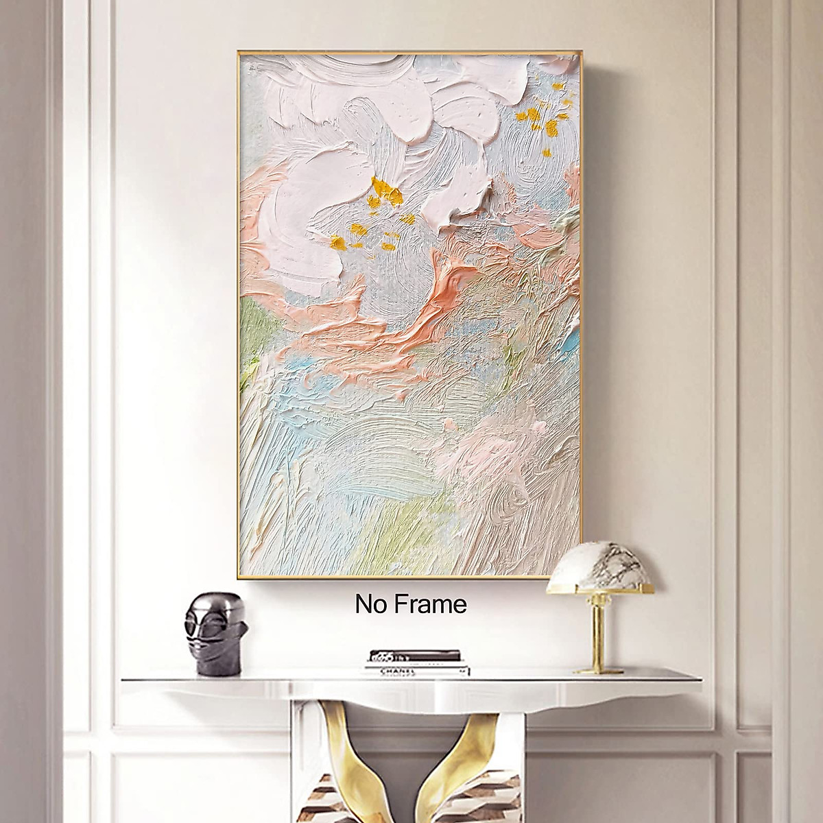 Spreefdian Abstract Painting Wall Art 16x24inch, Frameless Canvas Print for Living Room, Premium Quality, Home Decor Idea, Durable, Fade-Resistant, Office, Bedroom, Kitchen