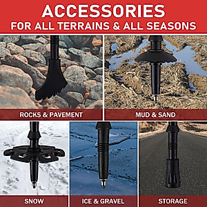 AYAMAYA Collapsible Trekking Poles for Hiking – Lightweight Aluminum Alloy 7075 Folding Nordic Hiking Walking Sticks for Men and Women with Flicklock System