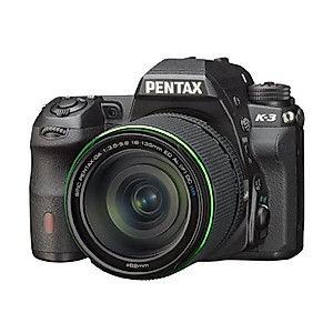 Pentax K-3 lens kit w/ 18-135mm WR 24MP SLR Camera with 3.2-Inch TFT LCD and 18-135mm WR f 3.5-5.6 (Black)