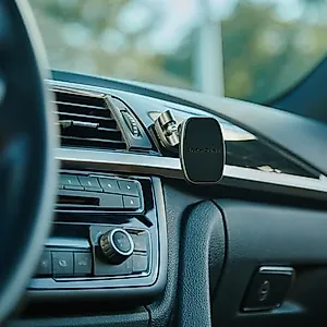 CARMOUNT 2.0 Minimal Adjustable Mount F3 | Ultra Strong | Full 360° Tilt & Rotate | 6X N52 Magnets | Compact & Minimal Design | Works with All Smartphones | Full Metal Design |