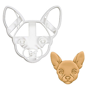 Chihuahua Face cookie cutter, 1 piece - Bakerlogy