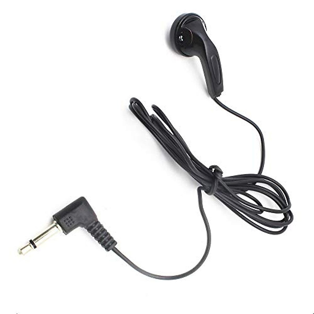 Saidbuds 100 Pack Bulk Mono Earbud Single Side Earphone Disposable Headphone for Tour Guide System,Museum,Hospital,School and Airlines