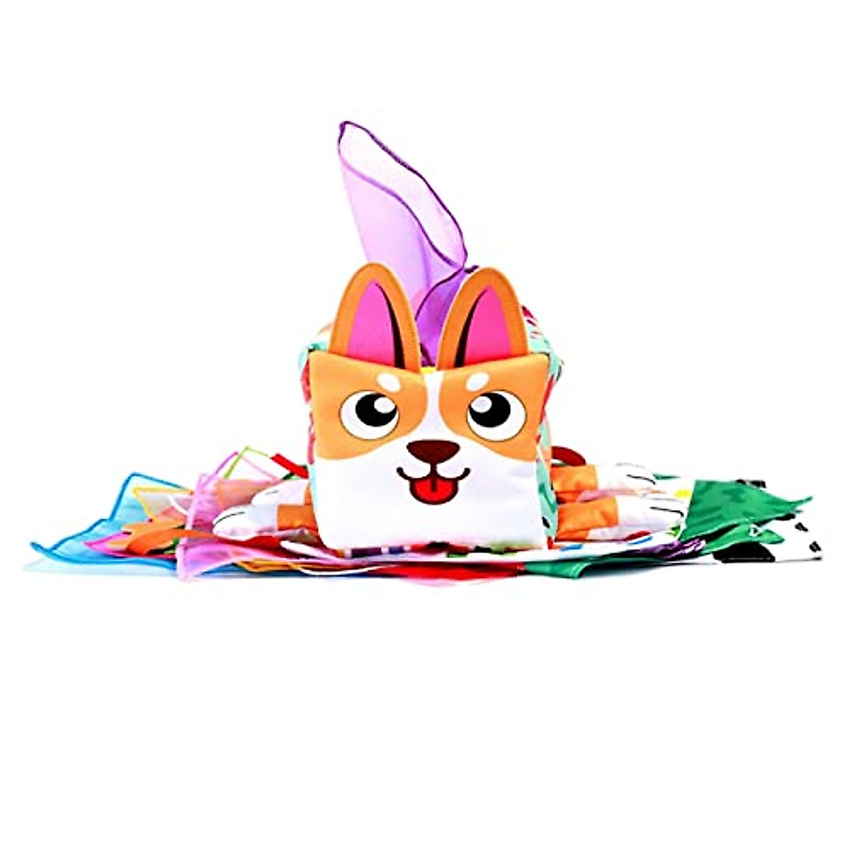 Colaxi Baby Tissue High Contrast Crinkle for Boys and Girls Toddlers Kids