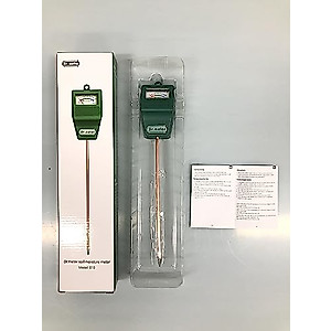 Dr.meter Soil Moisture Meter, Plant Water Meter for Garden Lawn Farm Indoor & Outdoor Use, Soil Tester Hygrometer Sensor for House Plants, Gardening Gifts, No Battery Needed