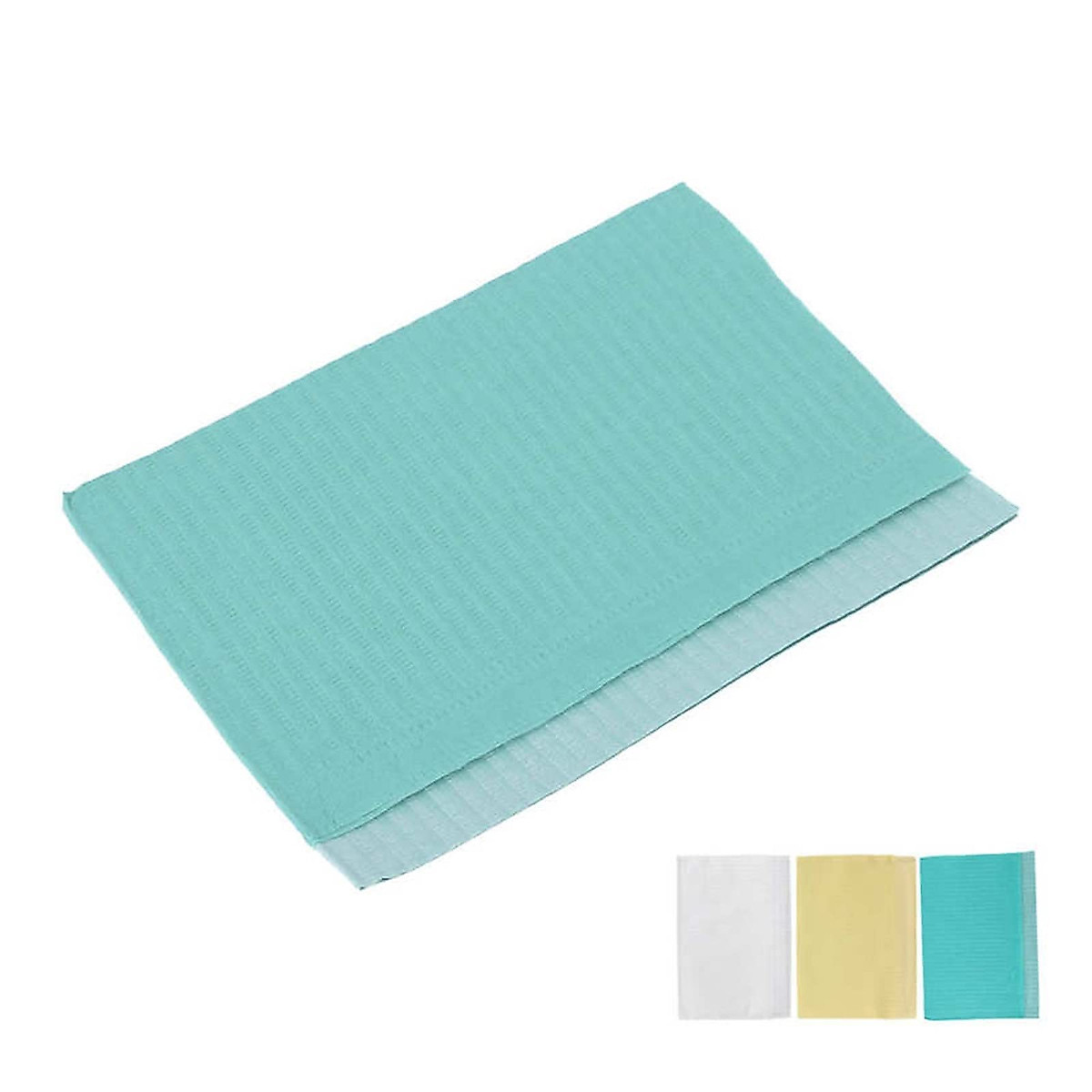 125 Pcs/Set Disposable Tattoo Cleaning Wipes Waterproof Medical Nail Polish Tablecloth Dental Piercing Bibs Waterproof Sheet (Color : Yellow)