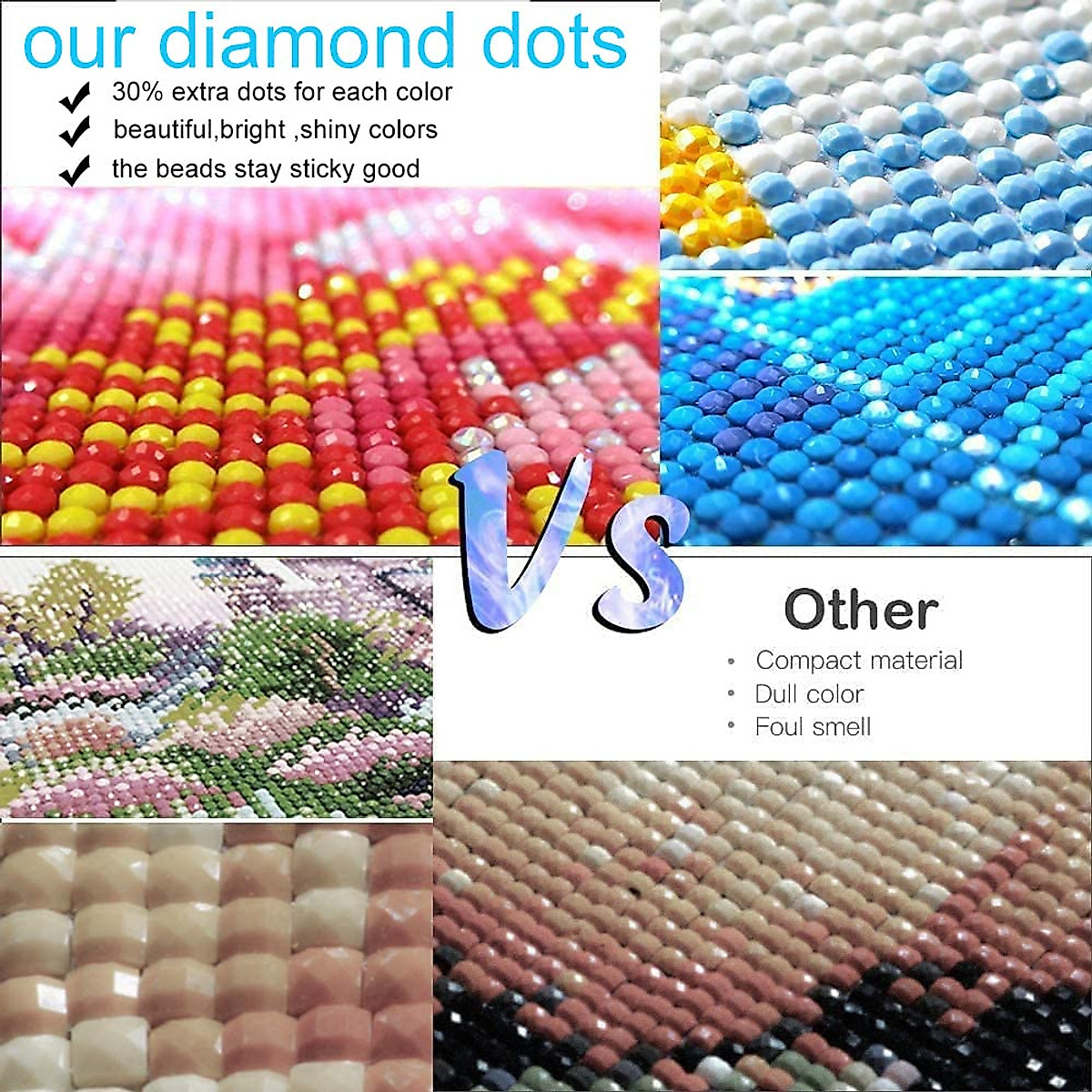HOIYLDS Diamond Art Painting Kits for Adults - Round Full Drill Diamond Dots Paintings for Beginners, 5D Paint with Diamonds Pictures Gem Art Painting Kits DIY Adult Crafts Diamond Art Project Kits