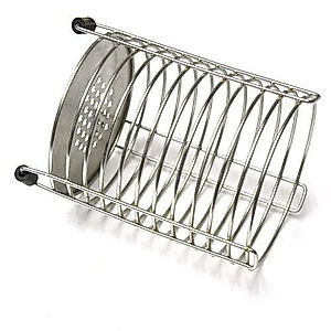 Multipurpose Spoon Holder Stainless Steel Cutlery Holder Round Shape (4"×6½")