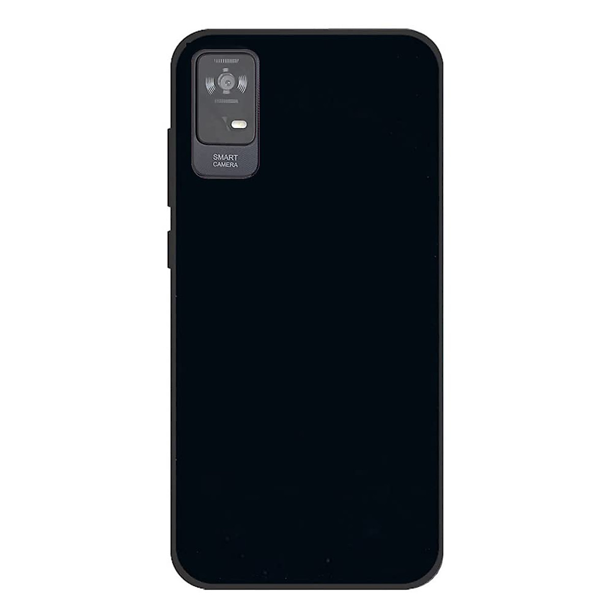 Ranyi for TCL ION V Case with Screen Protector, TCL ION X Case, Black Slim Flexible TPU Case with Screen Protector Shock Absorbing Protection Silicone Case Cover for TCL ION V/TCL ION X T607DL 2023